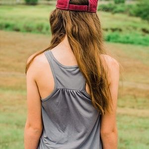 Anvil | Tops | Custom Made Frilly Fawn Tanks | Poshmark